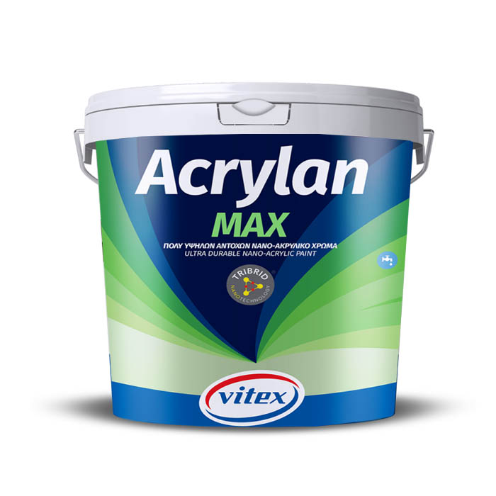 ΑΚΡΥΛΙΚΑ: ΑΚΡΥΛΙΚΟ ΧΡΩΜΑ VITEX ACRYLAN MAX 10Lt